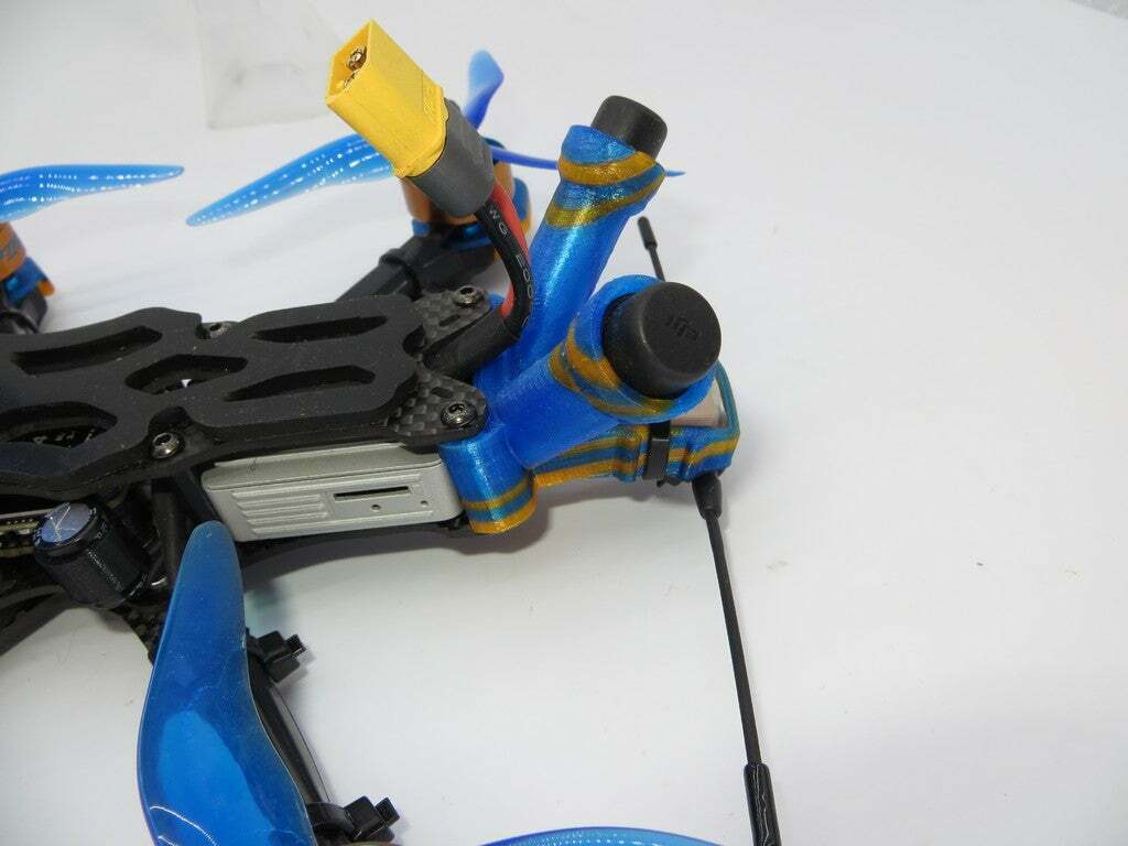 Free STL file ImpulseRc Apex HD dji antenna + gps + crossfire mount・3D ...